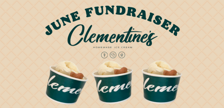Clementine’s Homemade Ice Cream June Fundraiser - Potter League For Animals